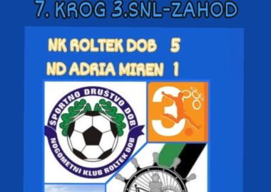 3.SNL-ZAHOD: DOBLJANI DOMA ZANESLJIVO UGNALI ADRIO MIREN! – NK Roltek Dob